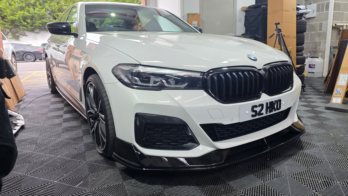 BMW 5 SERIES G30 G31 LCI GLOSS BLACK AC STYLE FRONT LIP – ModNations