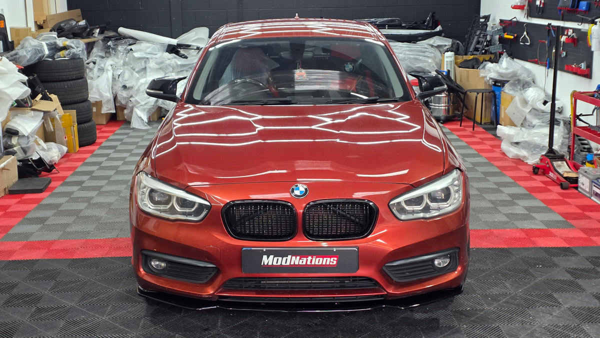 BMW 1 SERIES F20 F21 SE LCI GLOSS BLACK FRONT LIP – ModNations