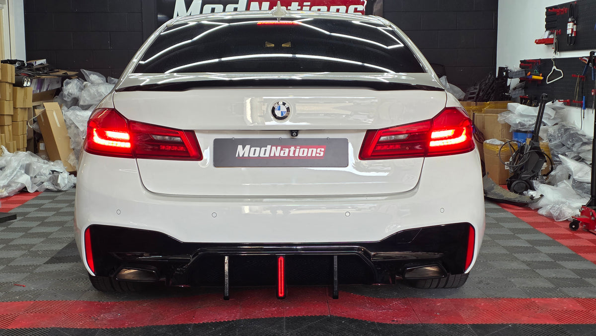 BMW 5 SERIES G30 G31 GLOSS BLACK LED DIFFUSER ONLY – ModNations