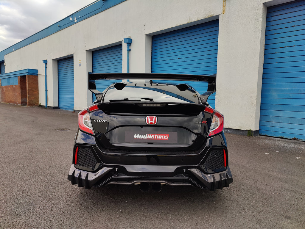 HONDA CIVIC TYPE R FK8 MUGEN STYLE CARBON FIBRE REAR DIFFUSER – ModNations