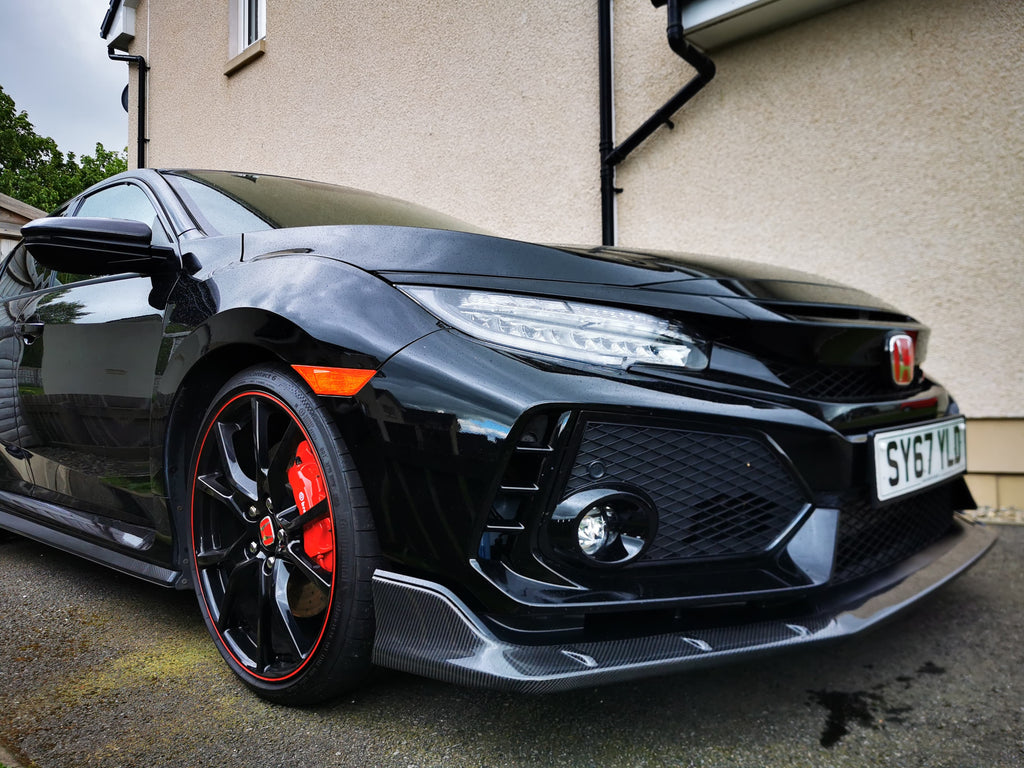 Direct Replacement Civic X Grille Gloss Black Mesh Front Grille For ...