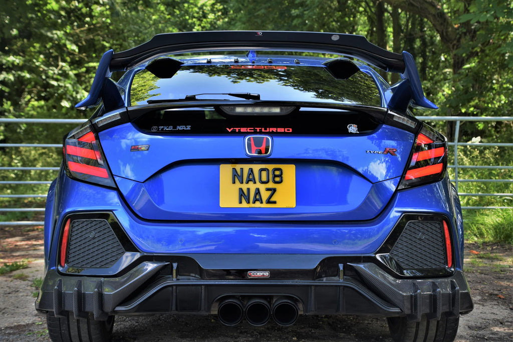 HONDA CIVIC TYPE R FK8 MUGEN STYLE CARBON FIBRE REAR DIFFUSER – ModNations