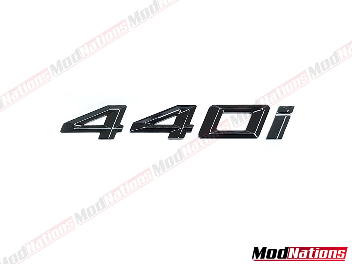 BMW 440I GLOSS BLACK BOOT BADGE – ModNations