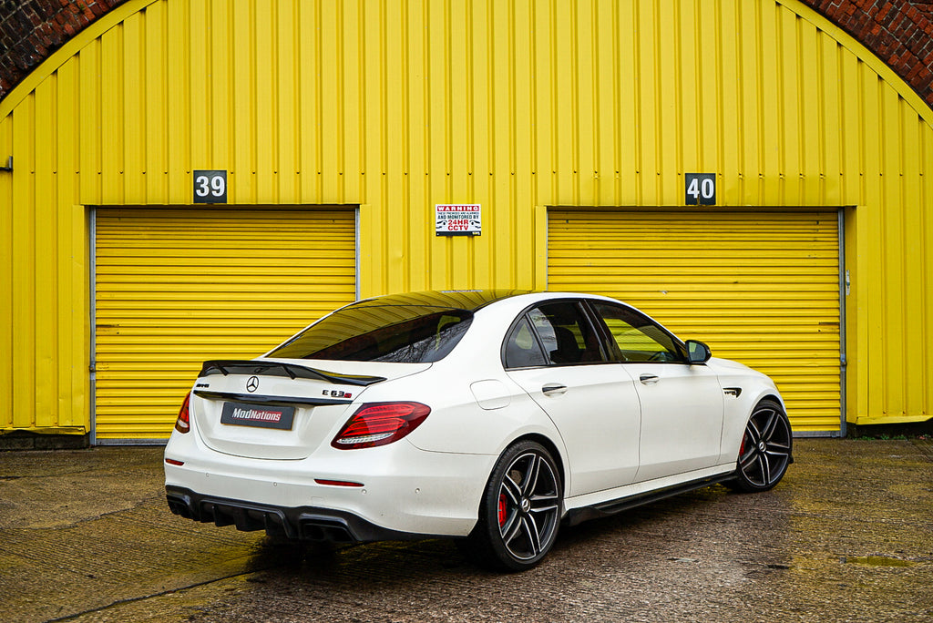 MERCEDES E63 E63S W213 CARBON FIBRE SIDE SKIRT EXTENSIONS – ModNations