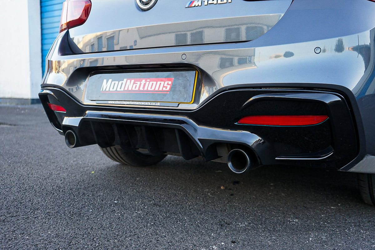 BMW 1 SERIES F20 F21 LCI MODNATIONS GLOSS BLACK DIFFUSER – ModNations