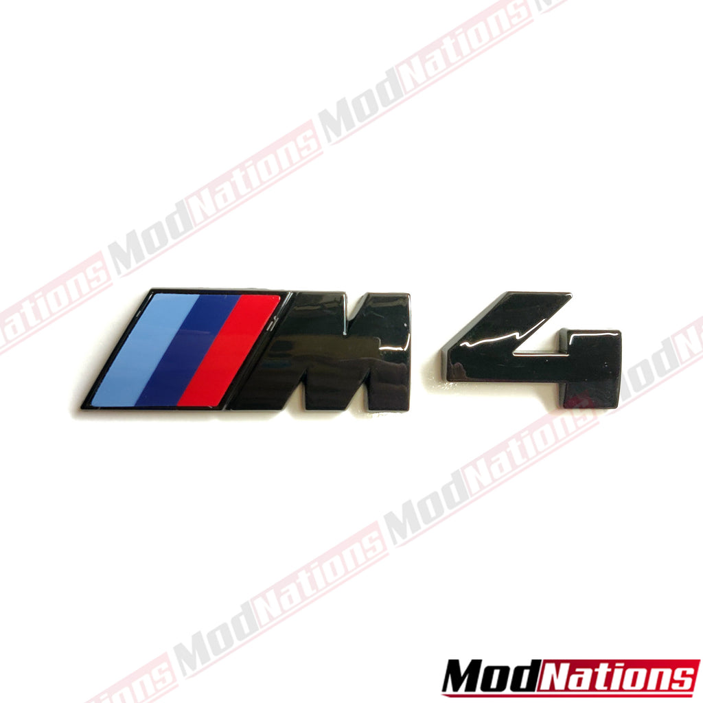 BMW F82 F83 M4 BOOT BADGE GLOSS BLACK – ModNations