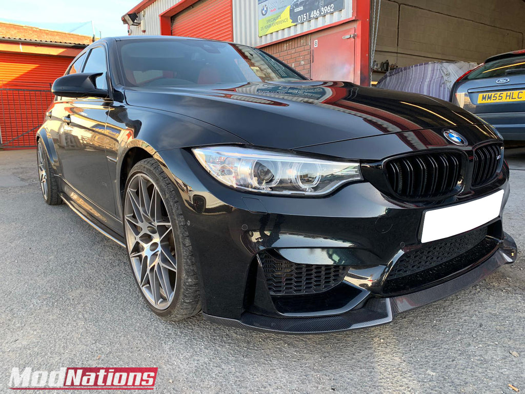 BMW M3 M4 F80 F82 F83 CS STYLE CARBON FIBRE FRONT LIP – ModNations