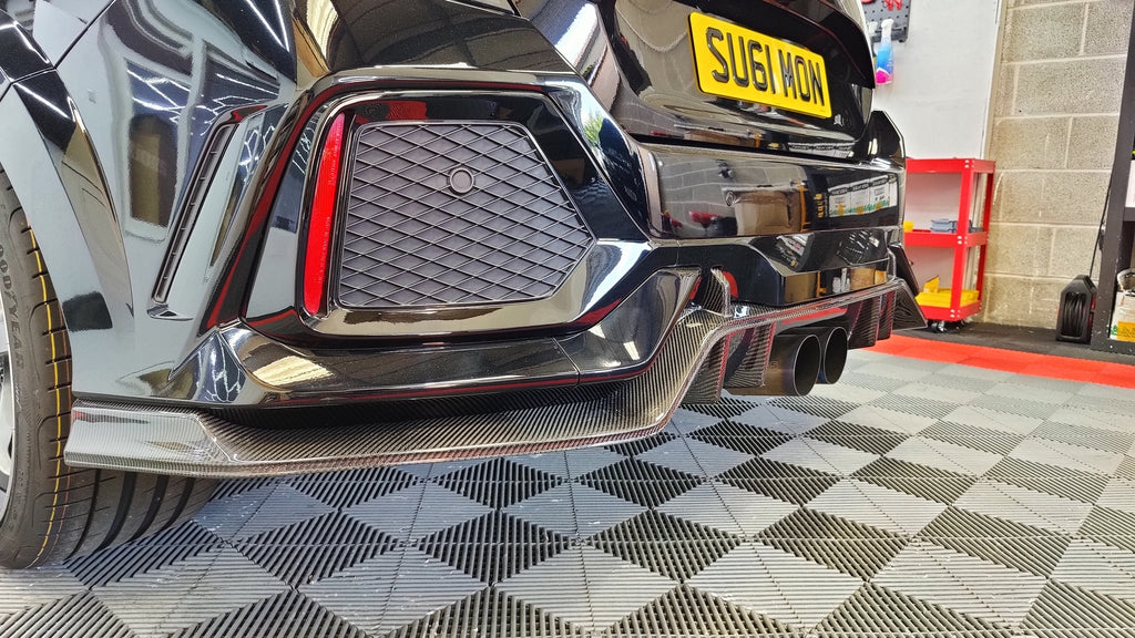 HONDA CIVIC TYPE R FK8 OEM STYLE CARBON FIBRE REAR DIFFUSER – ModNations