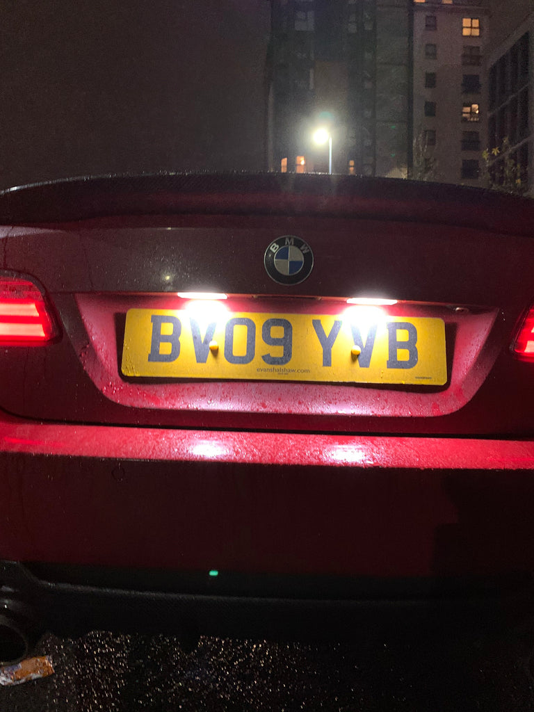 BMW E60 E81 E82 E83 E87 E90 E91 E92 E93 REAR NUMBER REGISTRATION PLATE ...