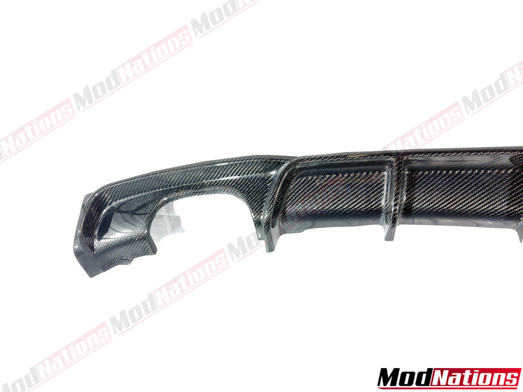 BMW 3 SERIES F30 F31 M PERFORMANCE STYLE CARBON FIBRE DIFFUSER (B ...