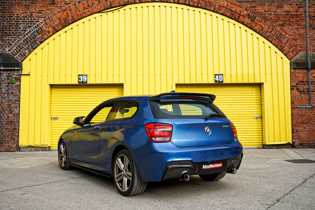 BMW 1 SERIES F20 F21 PRE LCI MODNATIONS CARBON FIBRE REAR DIFFUSER ...