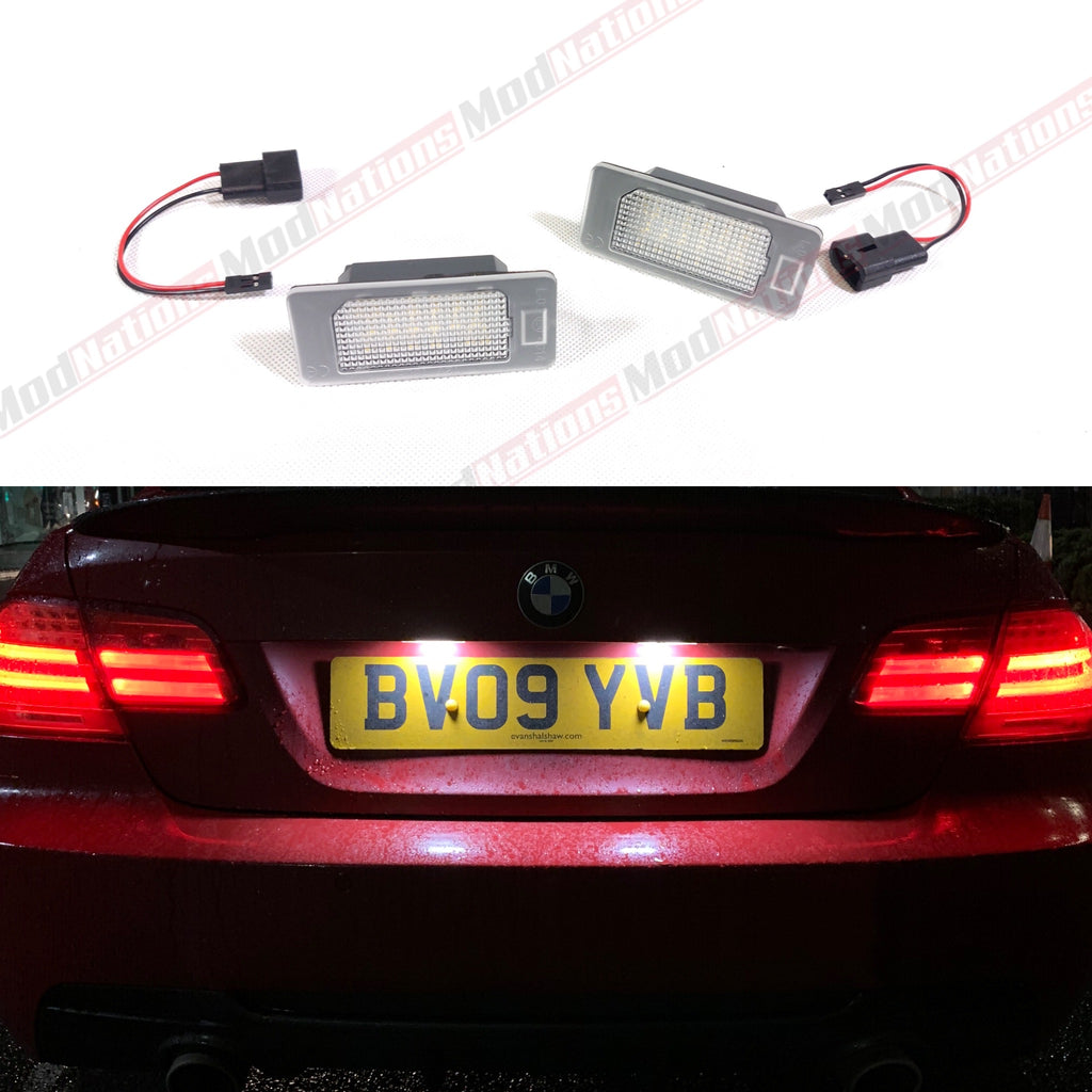 BMW E60 E81 E82 E83 E87 E90 E91 E92 E93 REAR NUMBER REGISTRATION PLATE ...