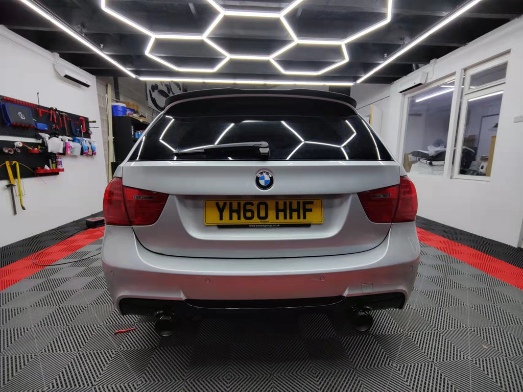 BMW 3 SERIES E90 E91 M PERFORMANCE GLOSS BLACK DIFFUSER (C) – ModNations